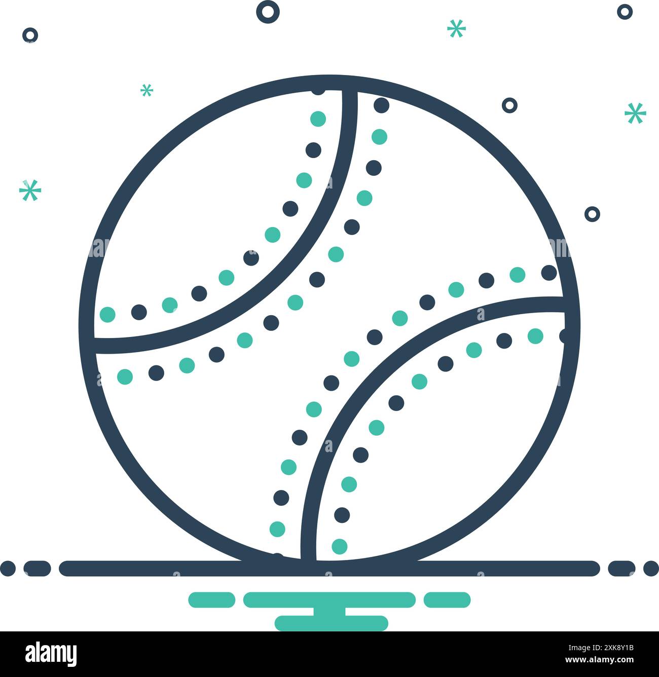 Icon for softball,football Stock Vector Image & Art - Alamy