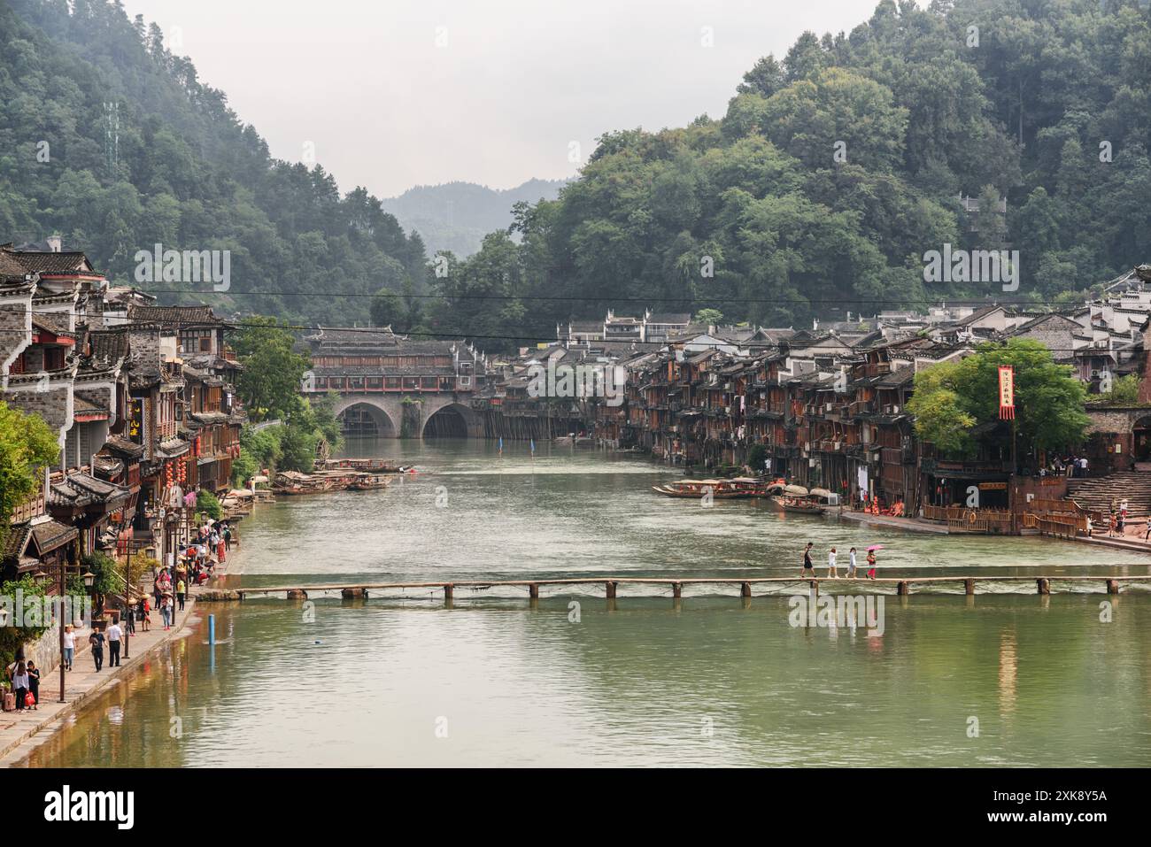 The Tuojiang River and Phoenix Ancient Town, China Stock Photo - Alamy