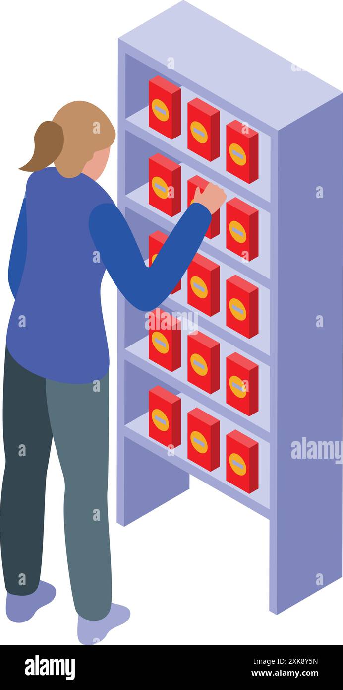 Buying choosing products product Cut Out Stock Images & Pictures - Alamy