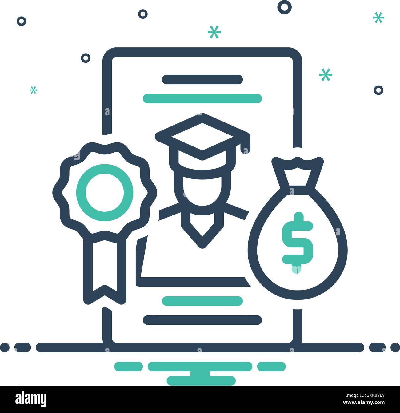 Icon for scholarship,education Stock Vector Image & Art - Alamy
