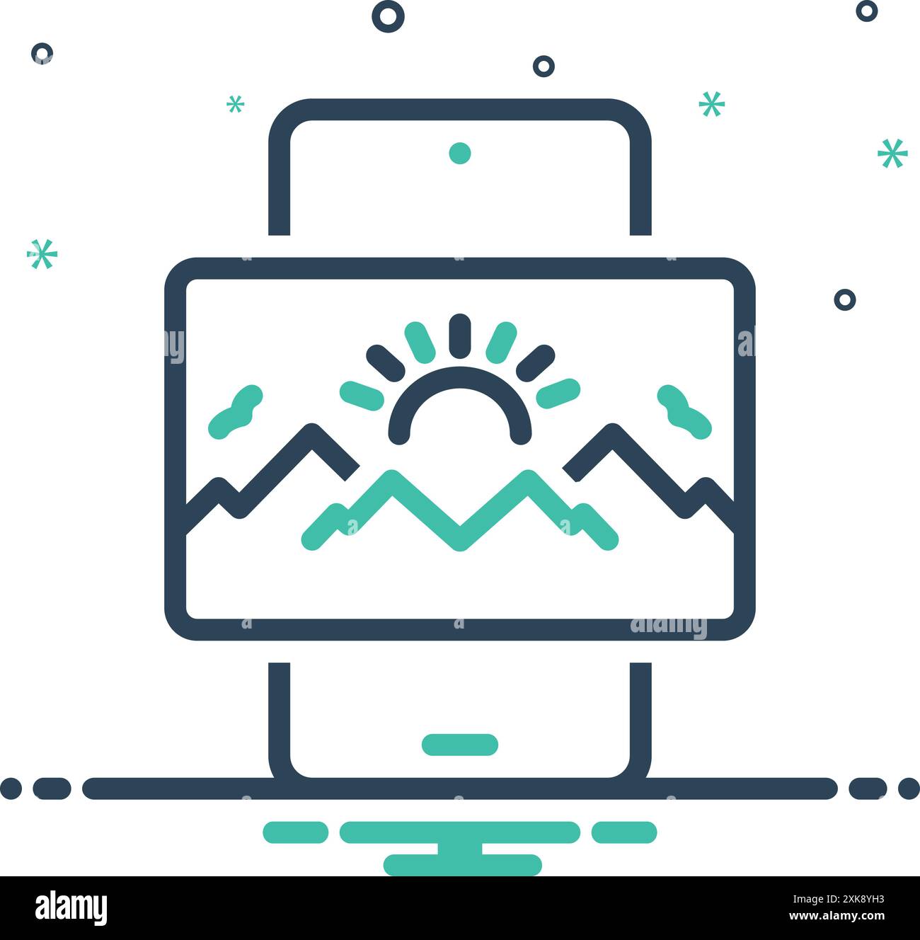 Icon for wallpapers,mobile Stock Vector Image & Art - Alamy