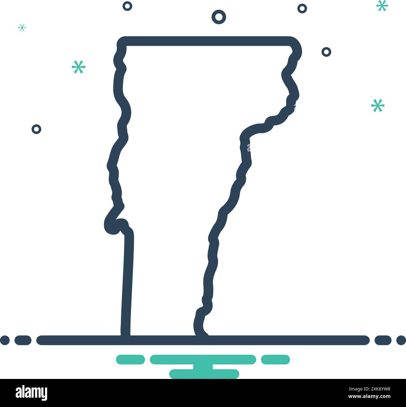 Icon for vermont,map Stock Vector Image & Art - Alamy