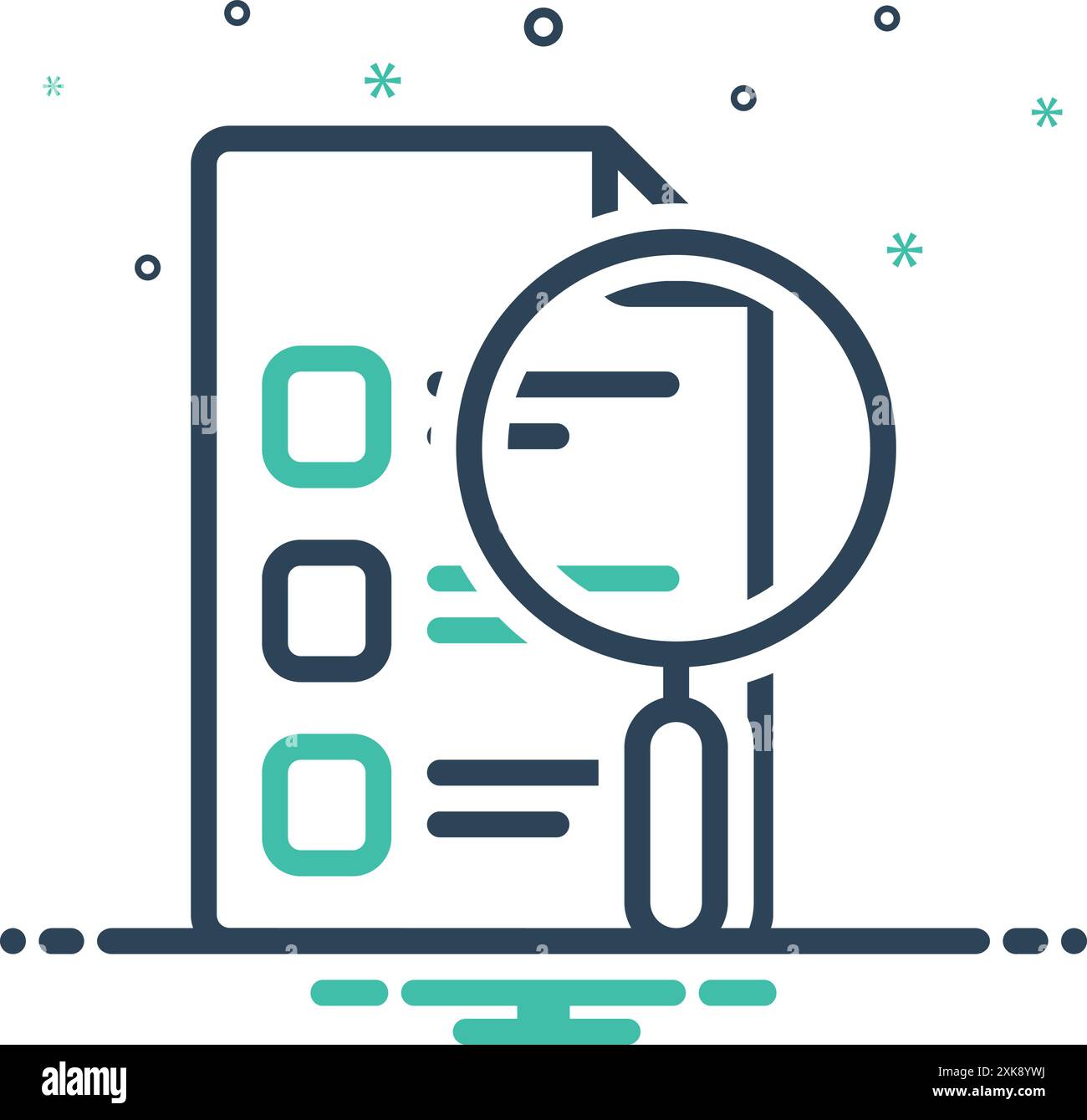 Review and examination Stock Vector Images - Alamy