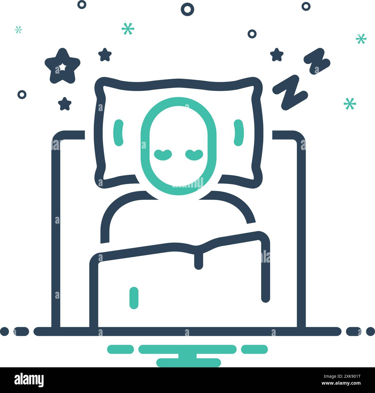 Slumber icon hi-res stock photography and images - Alamy