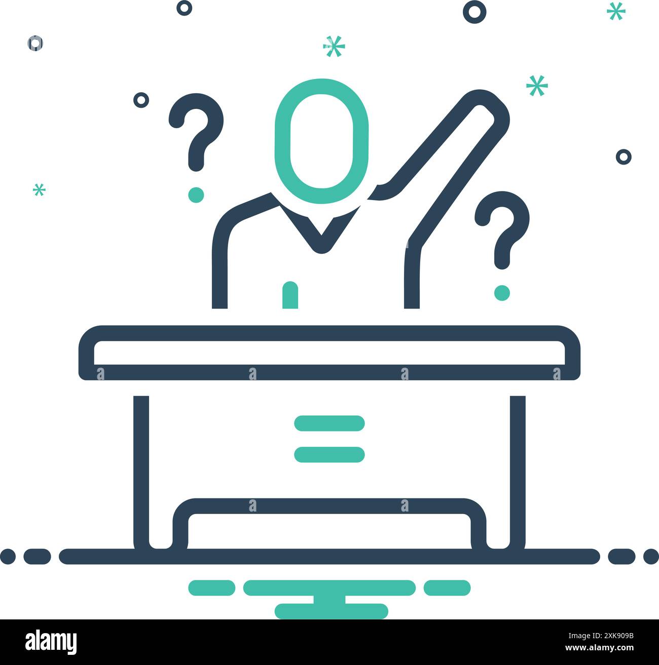 Icon for asking, question Stock Vector Image & Art - Alamy