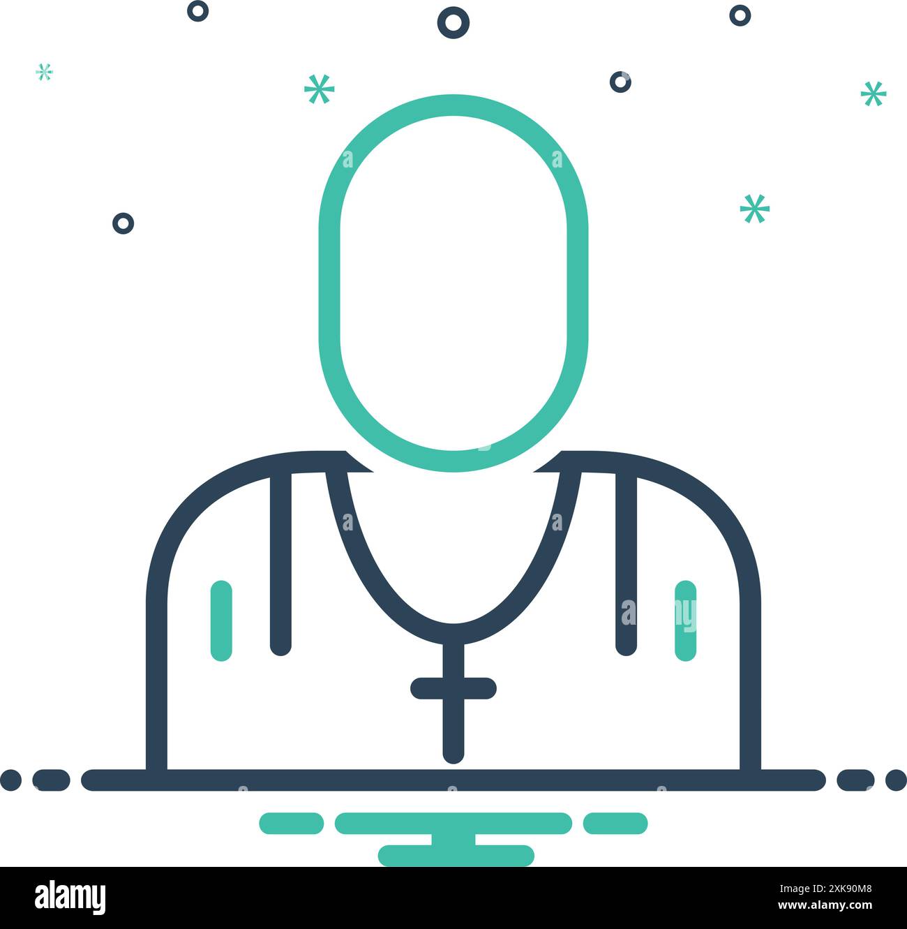 Icon for priest,christian monk Stock Vector Image & Art - Alamy