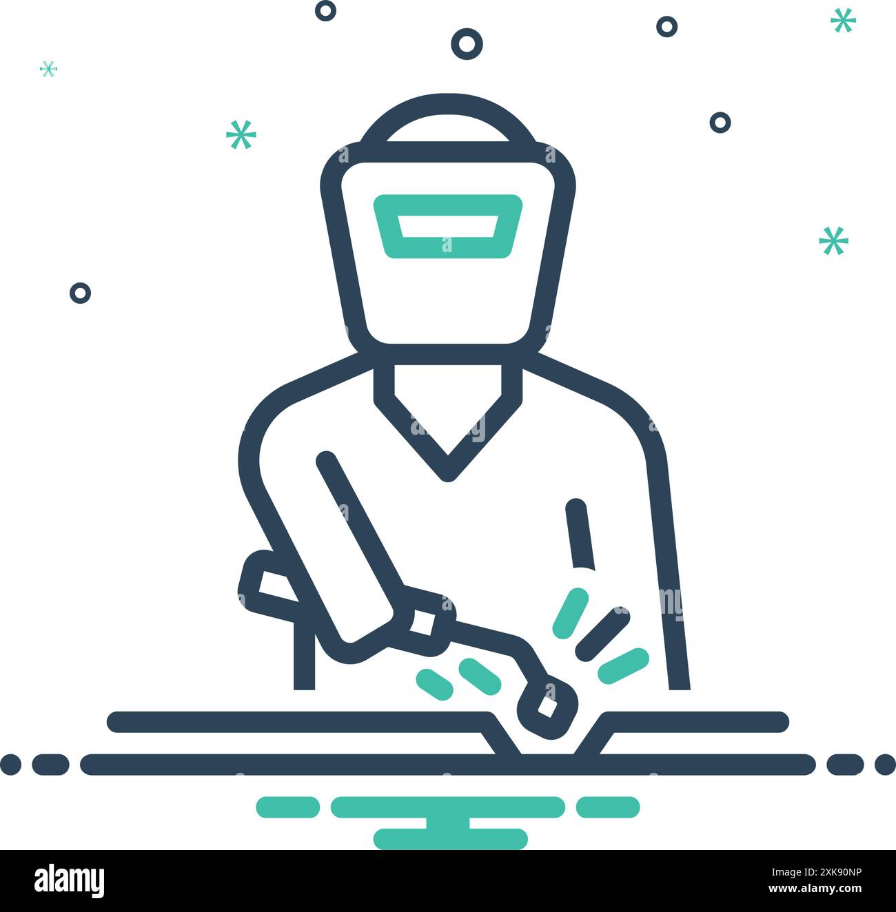 Welder logo Stock Vector Images - Alamy