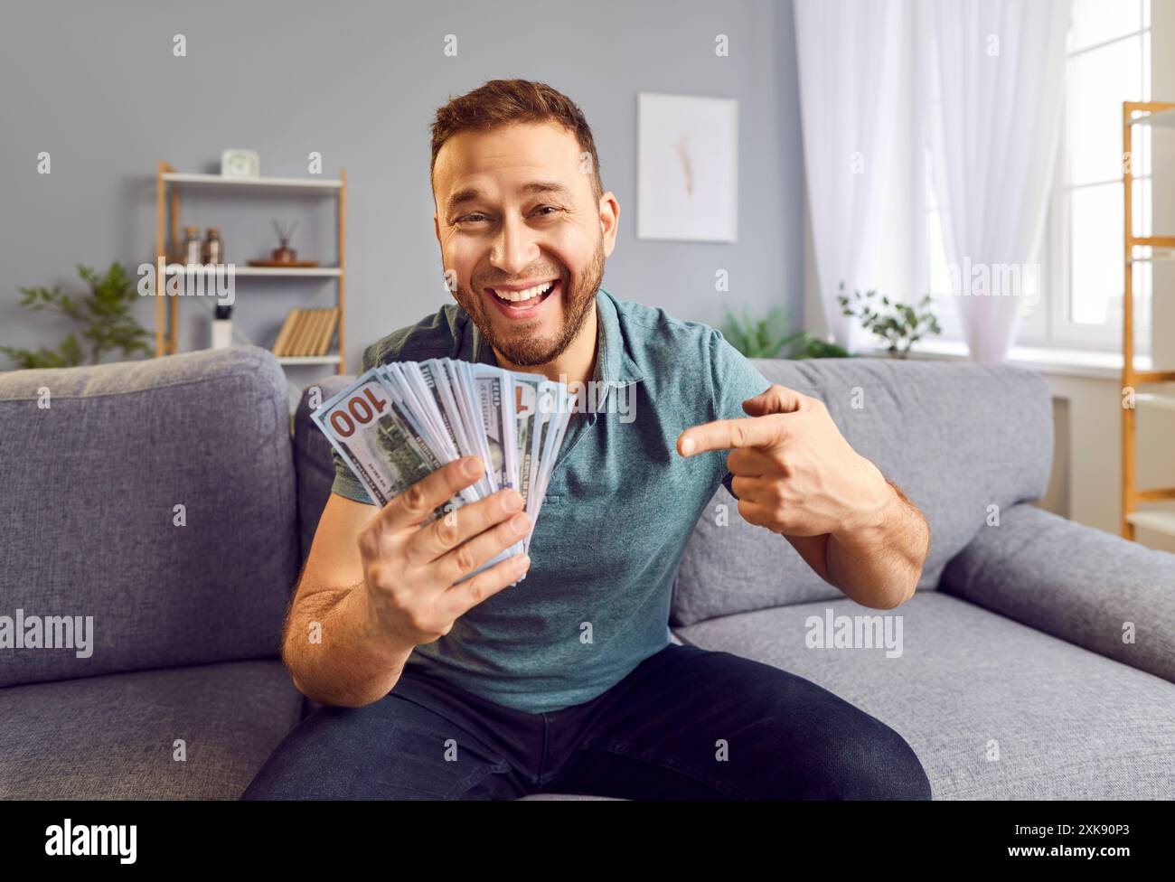 Portrait satisfied rich man hi-res stock photography and images - Alamy