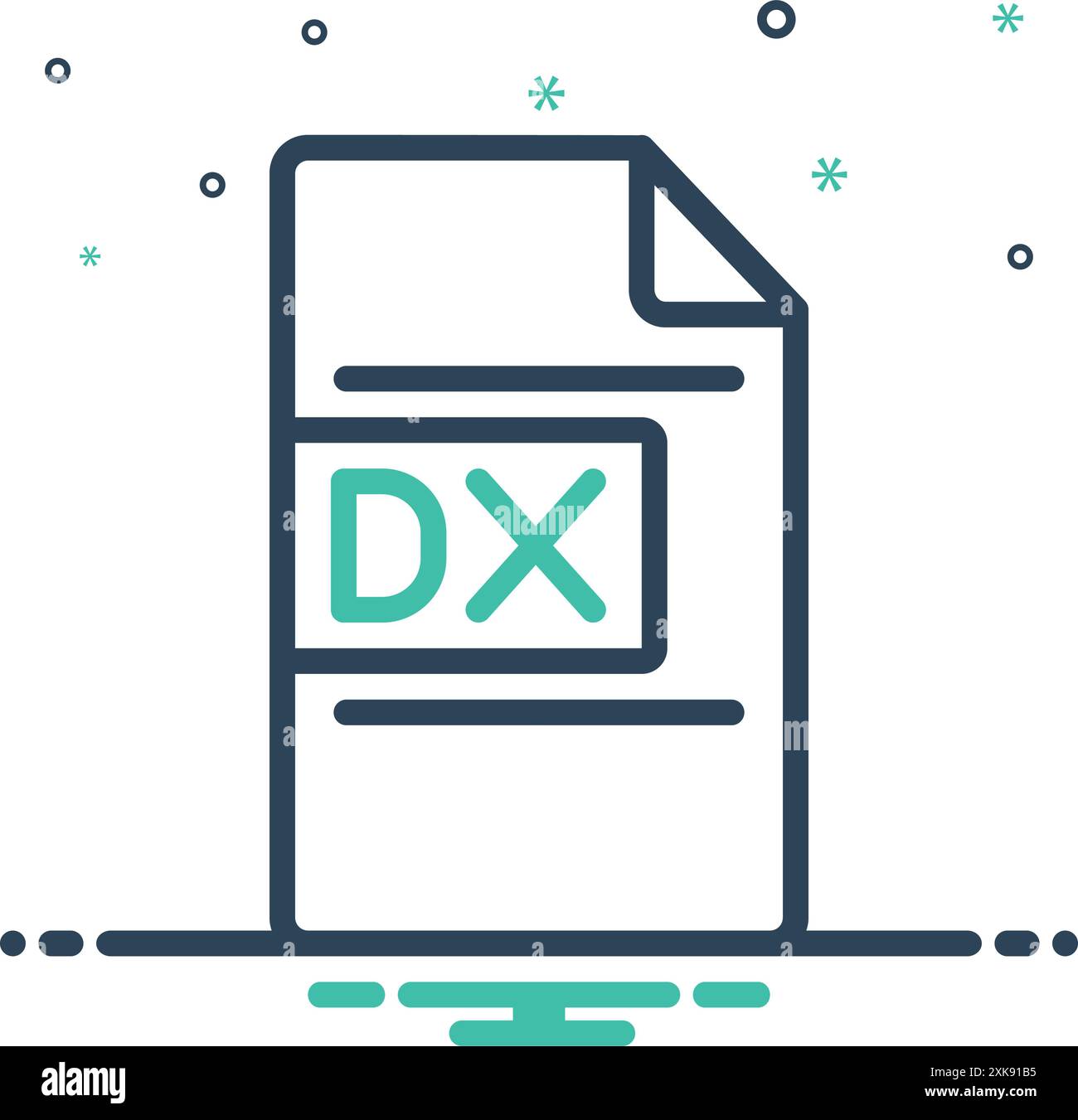 Icon for dx,file Stock Vector Image & Art - Alamy