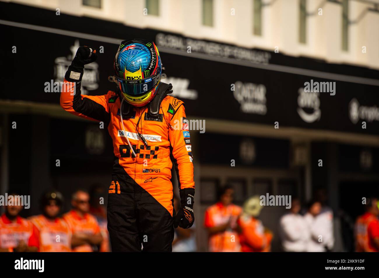 Budapest, Hungary - 21 JUL 2024: #81 Oscar Piastri (AUS, McLaren ...