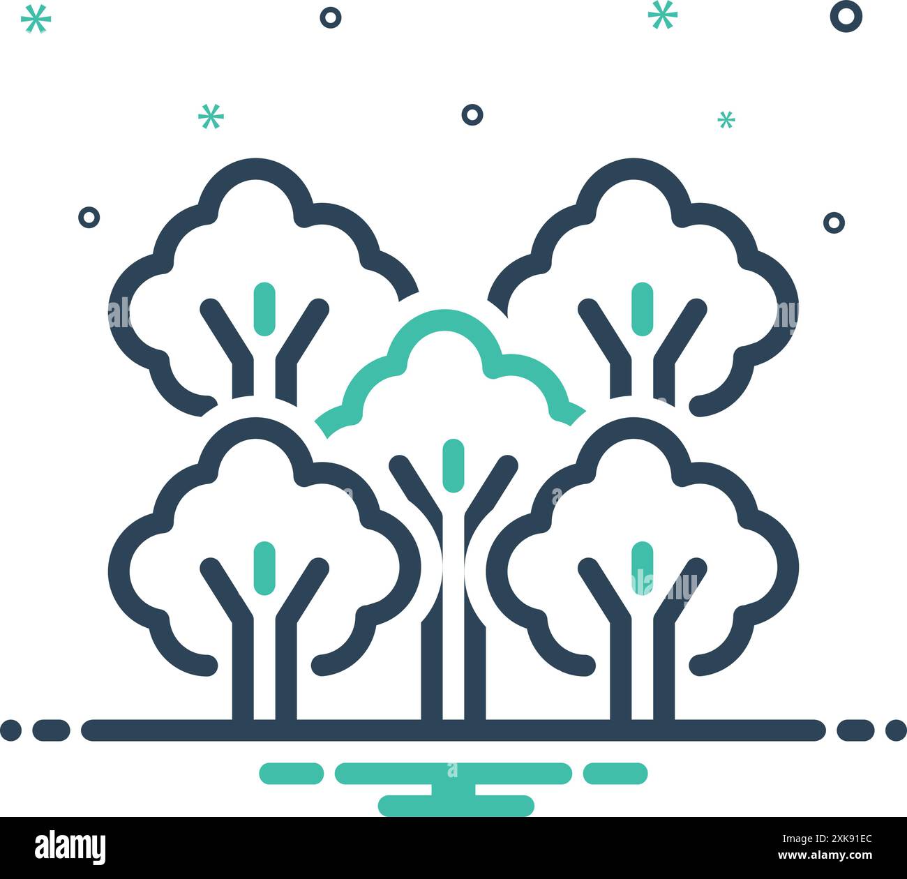 Coppice park Stock Vector Images - Alamy