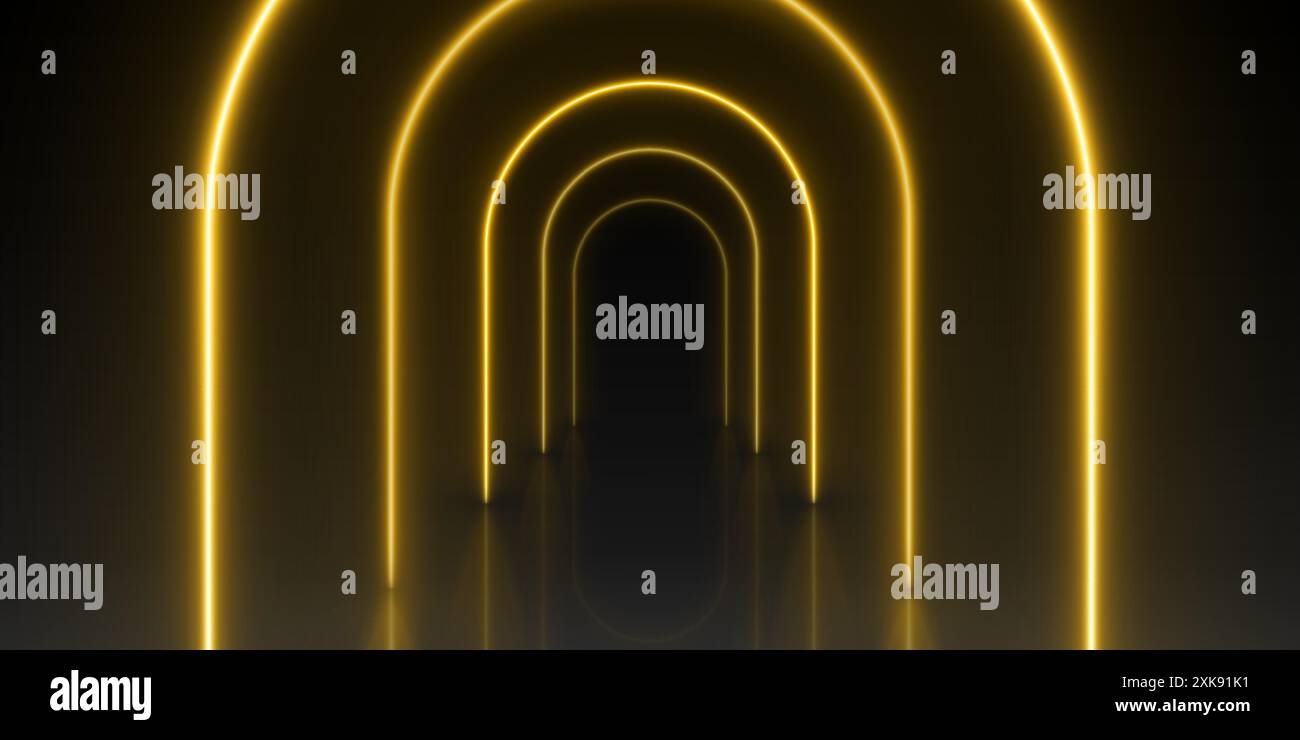 Led light black arch Stock Vector Images - Alamy