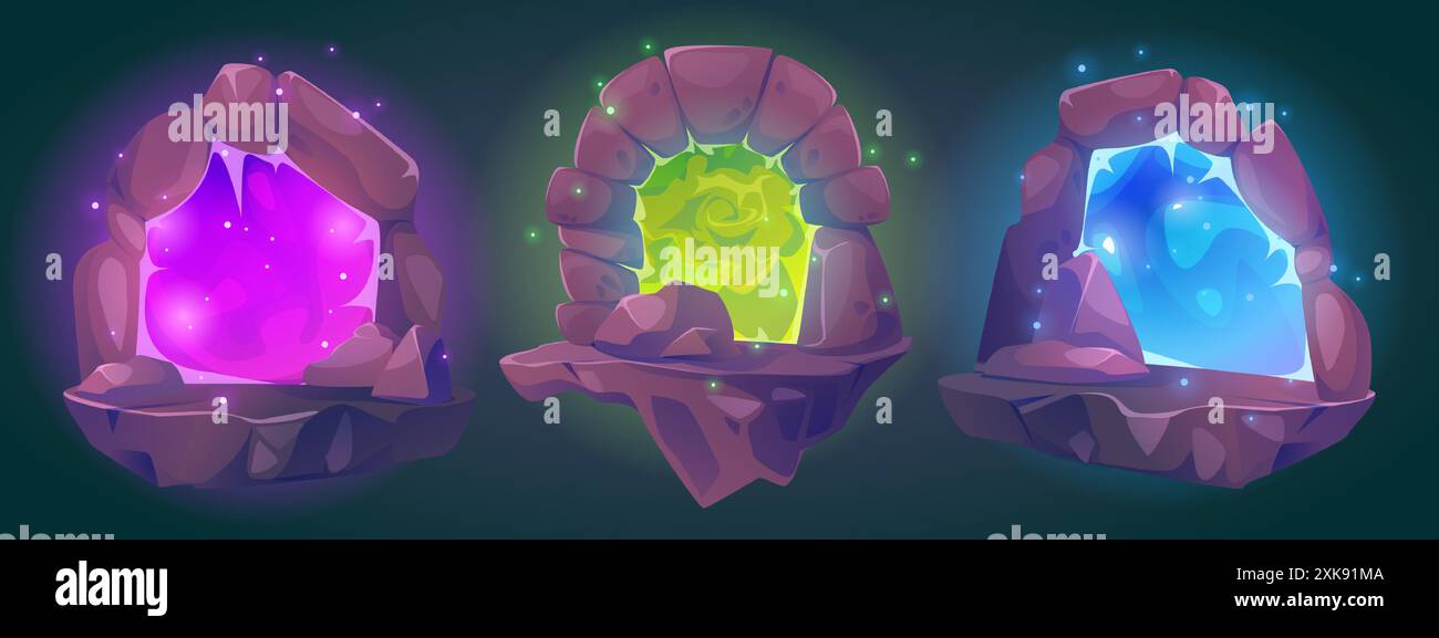 Archway with door frame inside Stock Vector Images - Alamy