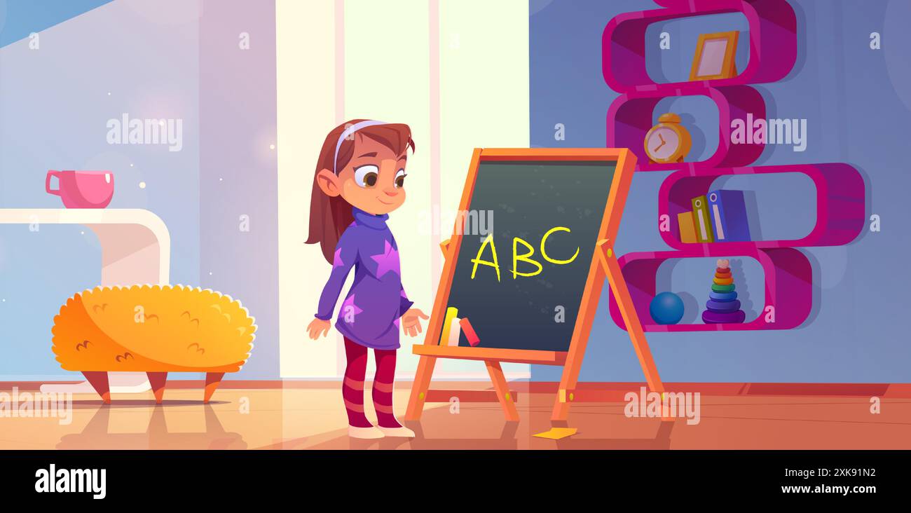 English lesson on blackboard chalkboard Stock Vector Images - Alamy