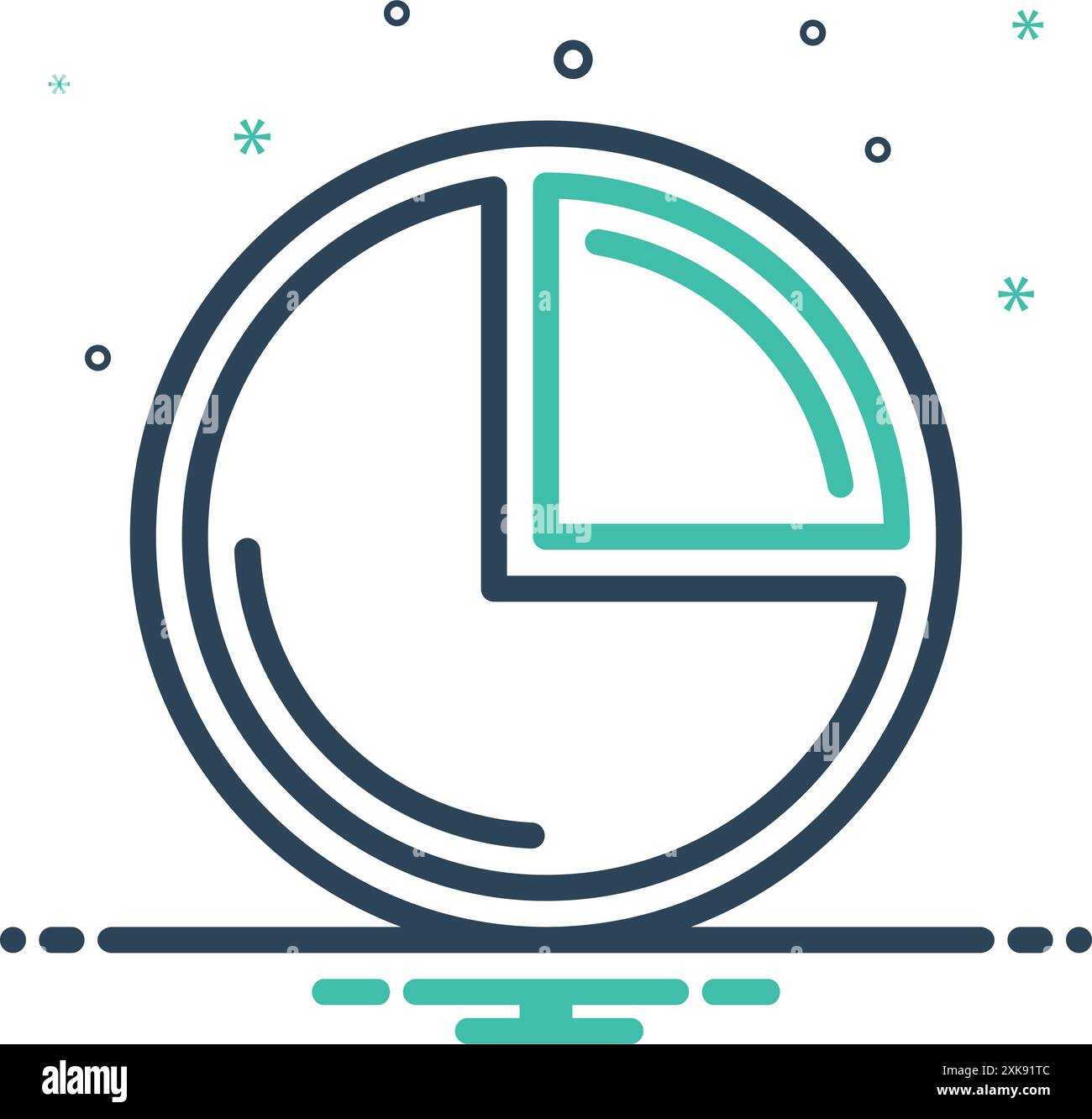 Icon for quarterly,quarter Stock Vector Image & Art - Alamy