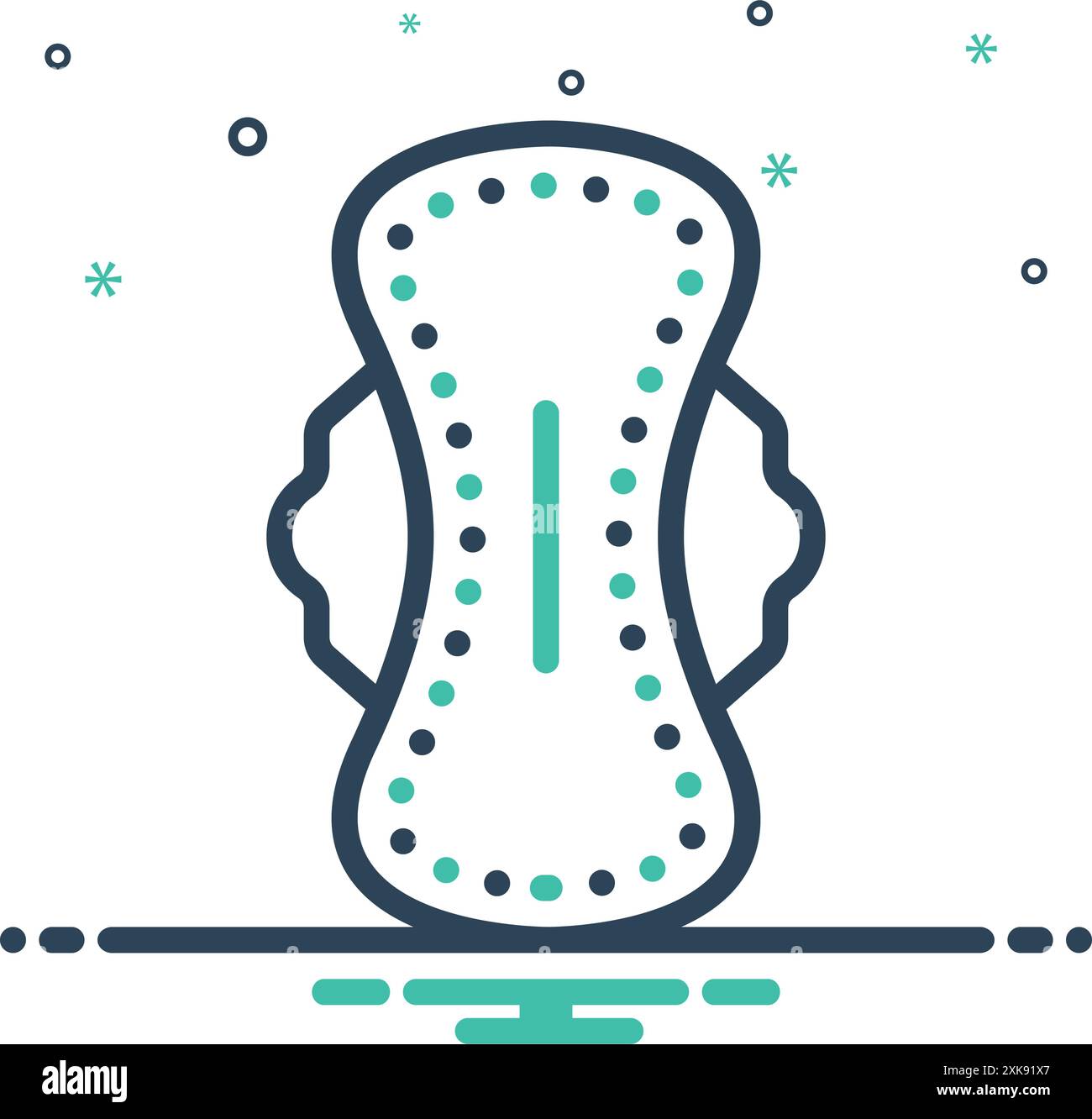 Icon for pads,sanitary Stock Vector Image & Art - Alamy