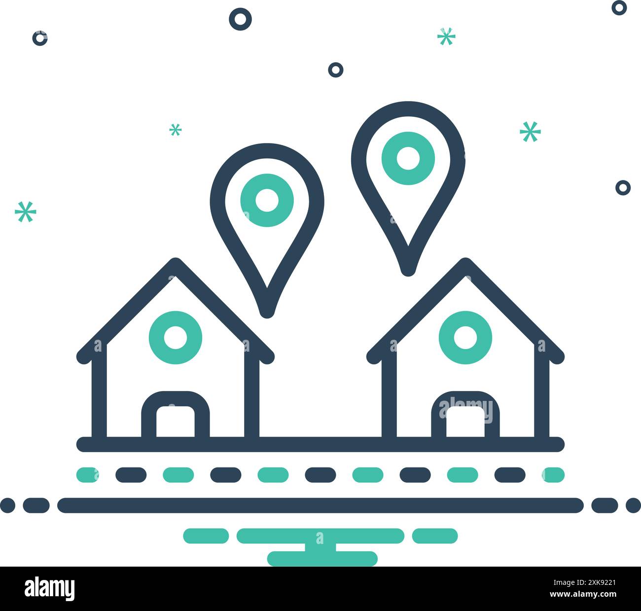 Icon for addresses,house Stock Vector Image & Art - Alamy