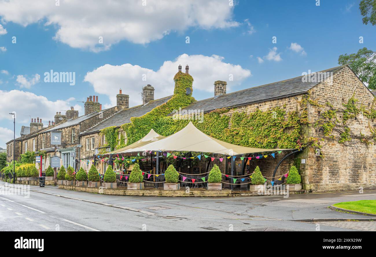 English country pub in Addingham Yorkshire Stock Photo - Alamy