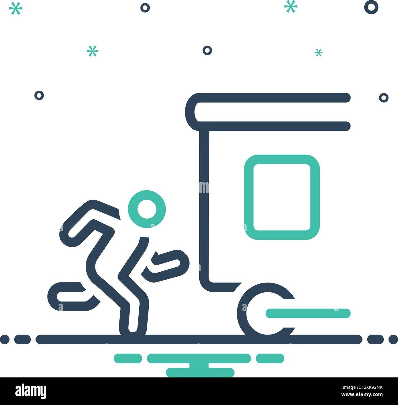 Leave the bus Stock Vector Images - Alamy