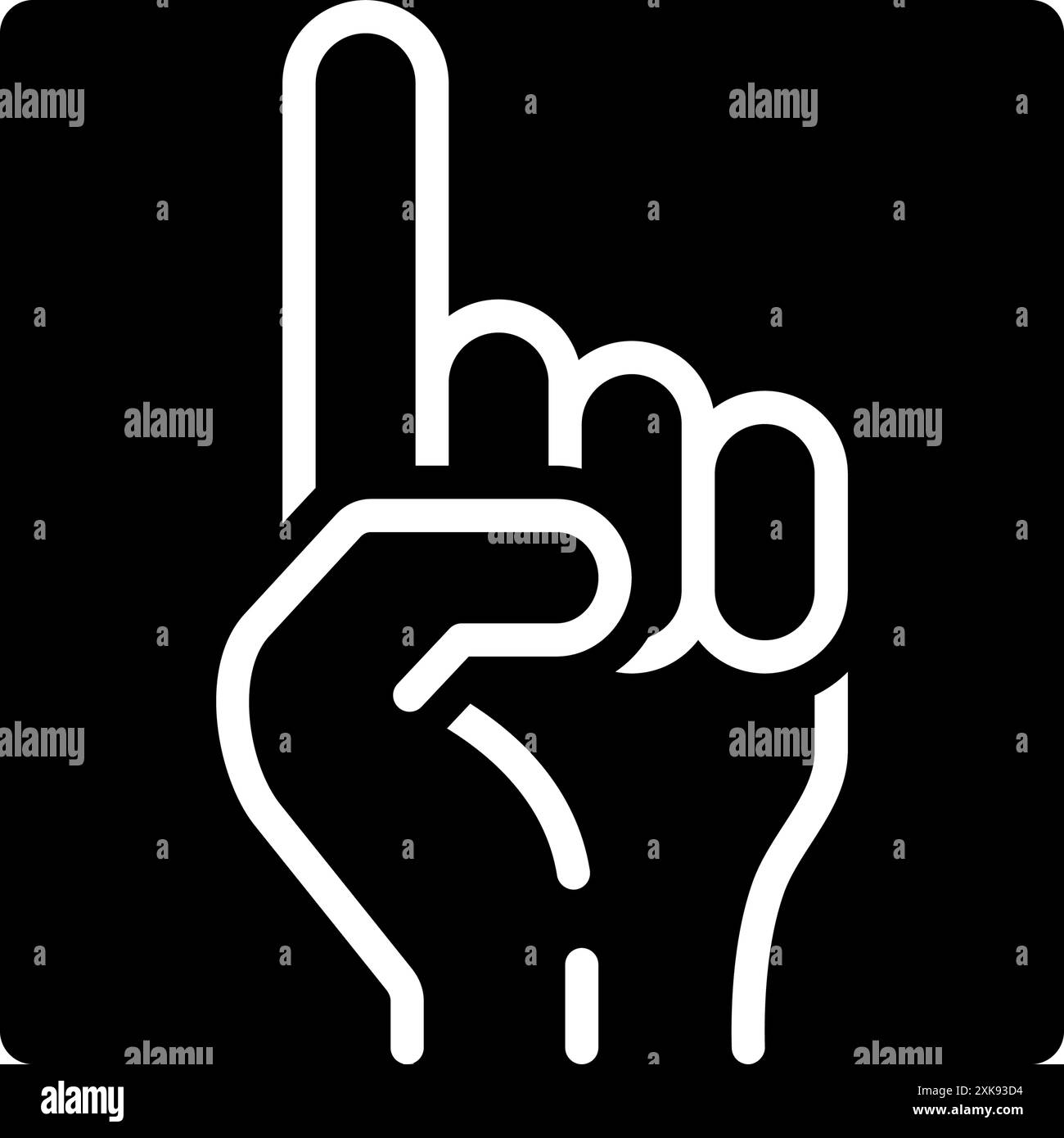 Show index finger Black and White Stock Photos & Images - Alamy