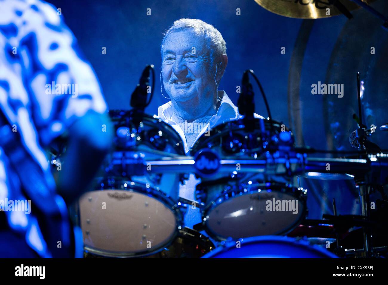 Nick Mason performs last 19th July in Vicenza , piazza dei Signori ...