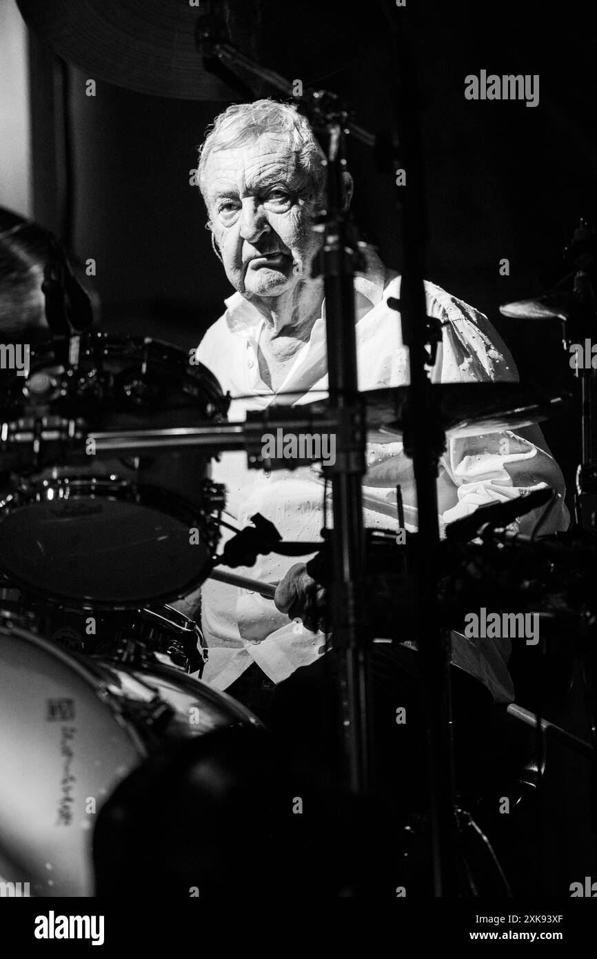 Nick mason live in italy 2024 Black and White Stock Photos & Images - Alamy