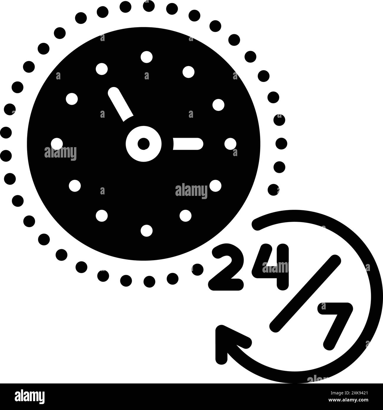 Icon for anytime,clock Stock Vector Image & Art - Alamy