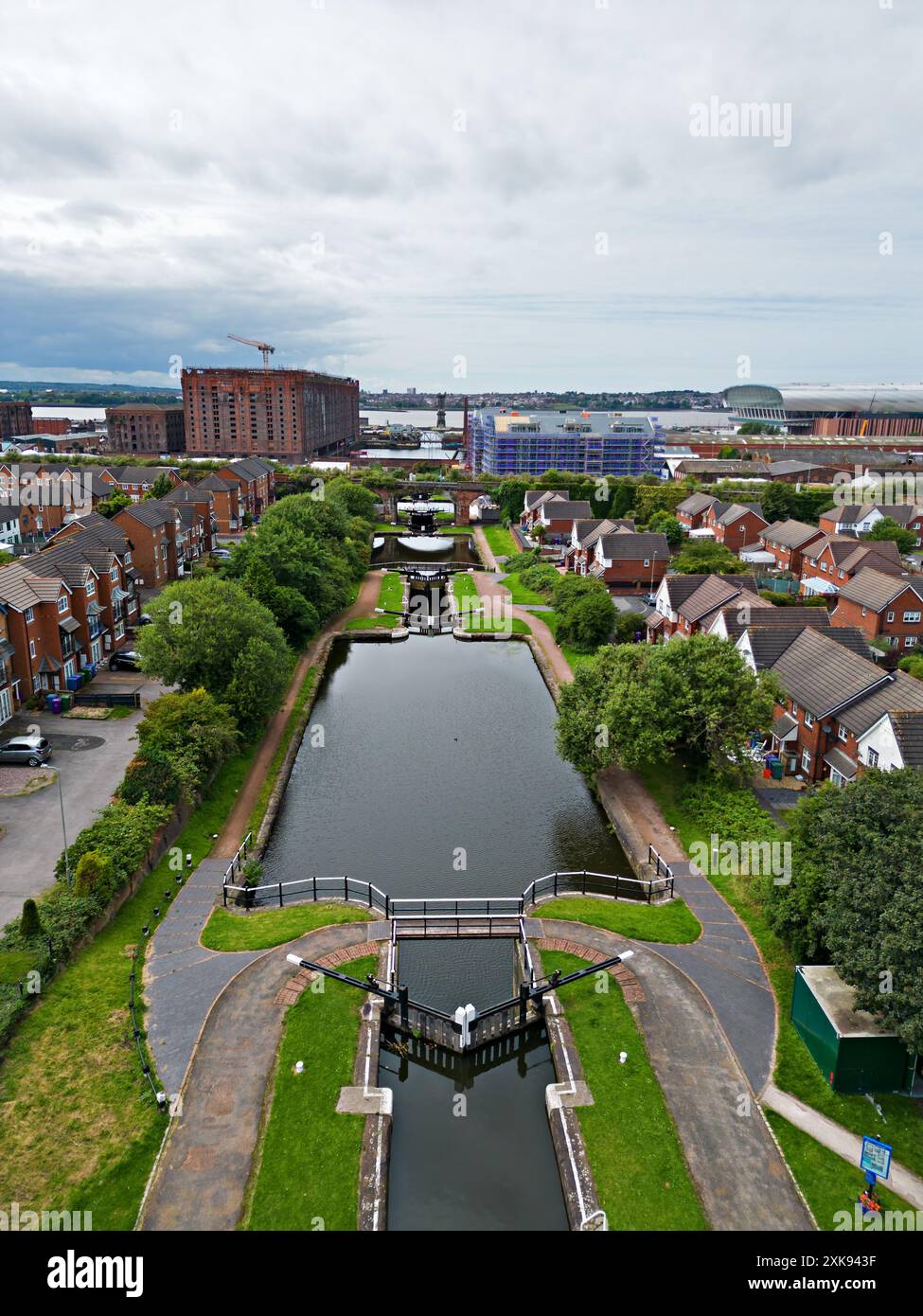 Stanley Locks are a Grade II listed flight of four canal locks on the ...