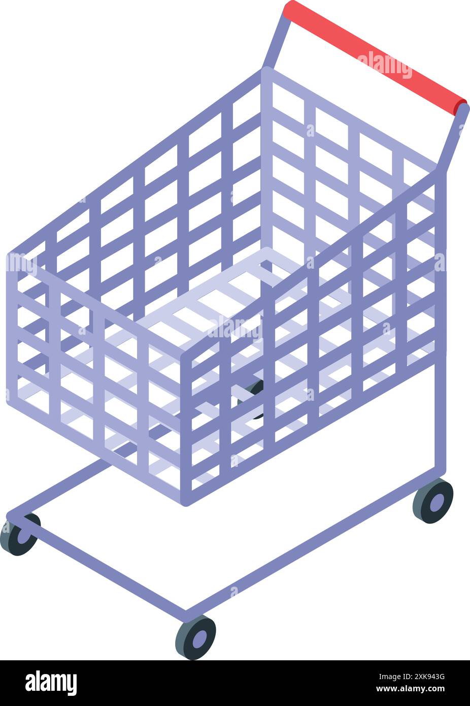 Shopping cart filled groceries Stock Vector Images - Alamy