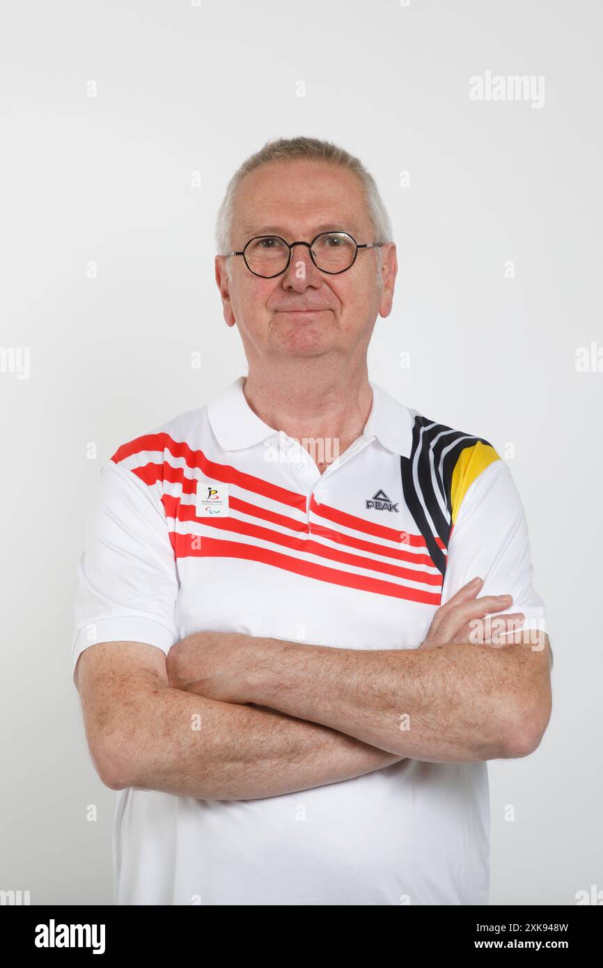 Brussels, Belgium. 19th July, 2024. Stef Dehantschutter pictured during ...