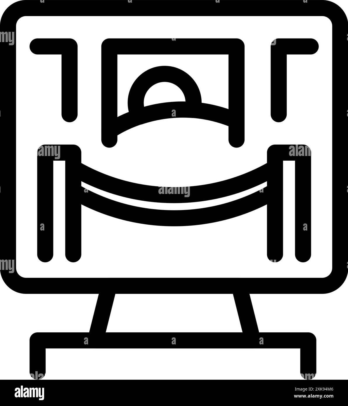 Modern art installation being displayed in an art gallery Stock Vector ...