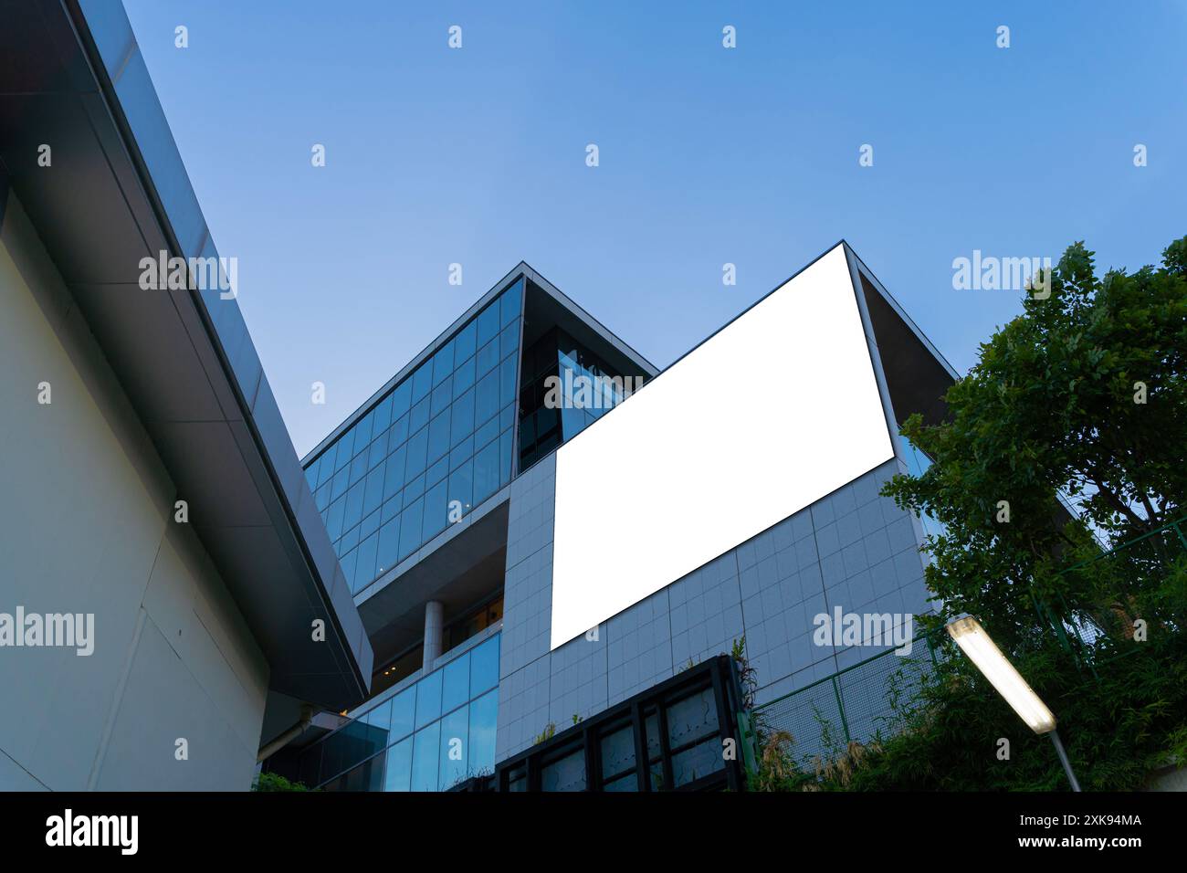 Blank signboard in the city with buildings background Blank billboards ...