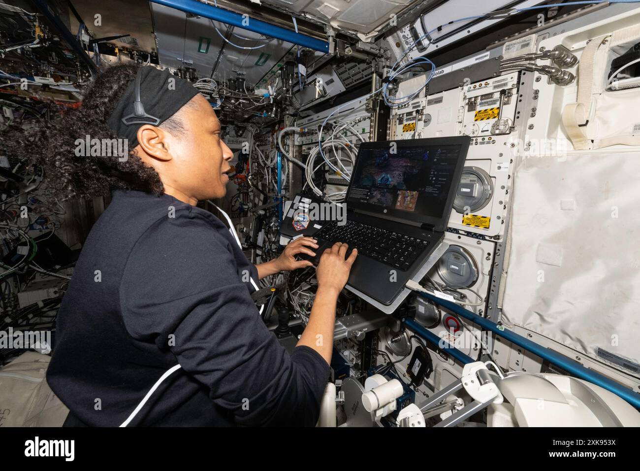 ISS - 10 July 2024 - NASA astronaut and Expedition 71 Flight Engineer Jeanette Epps is pictured ...