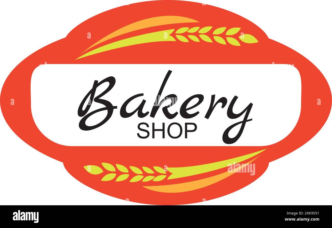 bakery logo icon illustration on white background Stock Vector Image ...