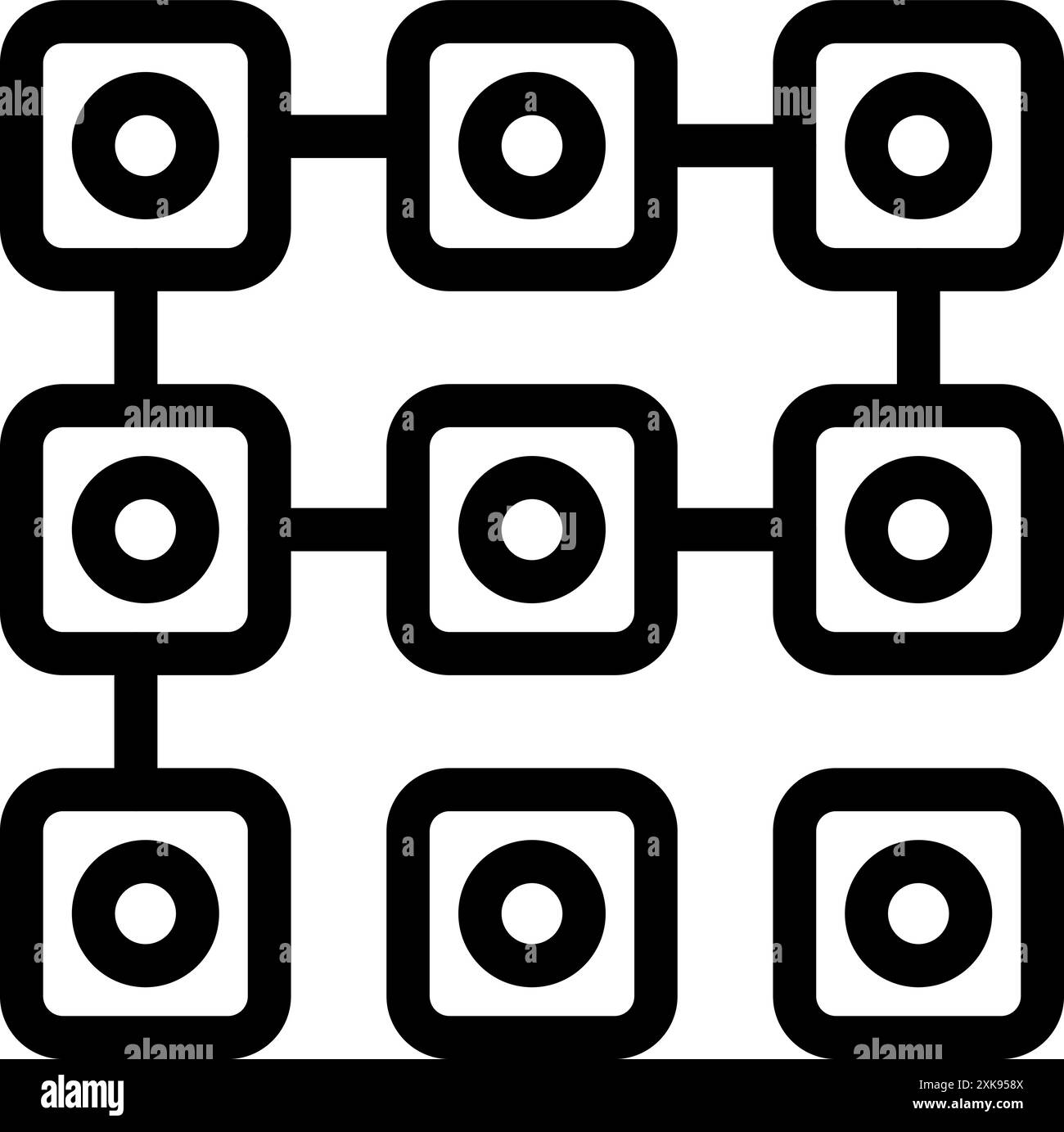 Square simple blocks computer hi-res stock photography and images - Alamy