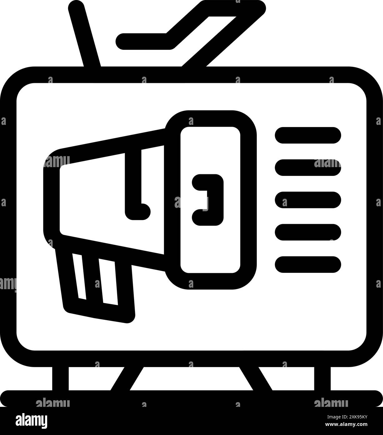 Tv marketing screen Black and White Stock Photos & Images - Alamy
