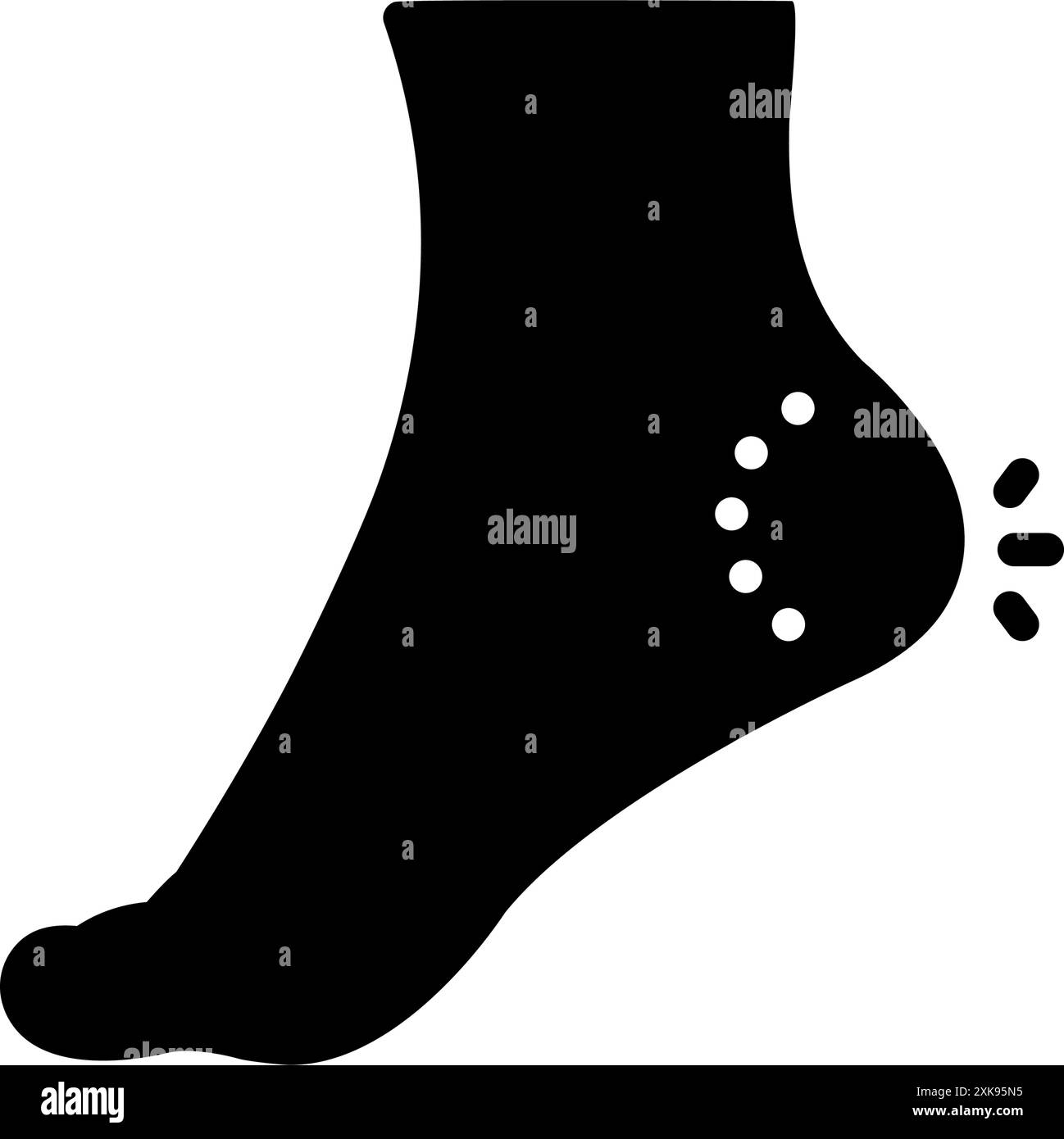 Icon for heel,foot Stock Vector Image & Art - Alamy