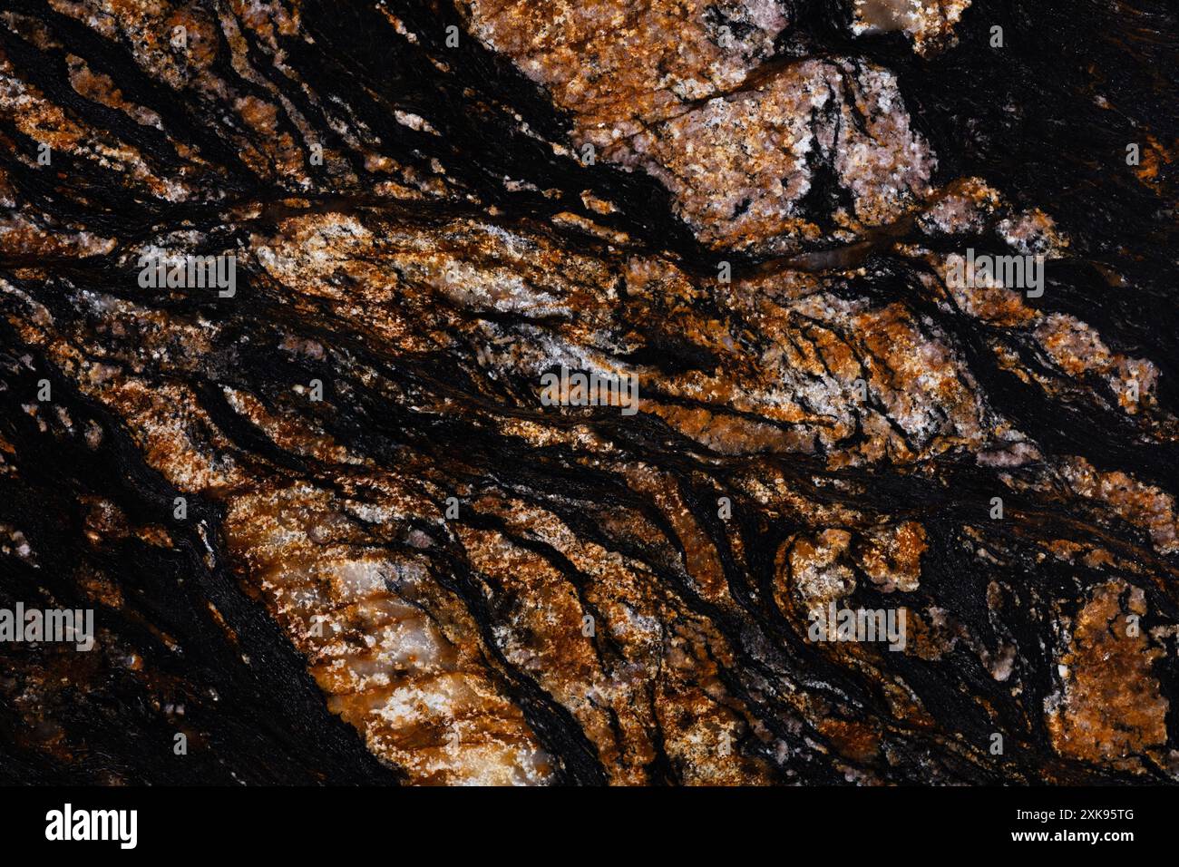 Black Magma granite background in dark brown tone Stock Photo - Alamy