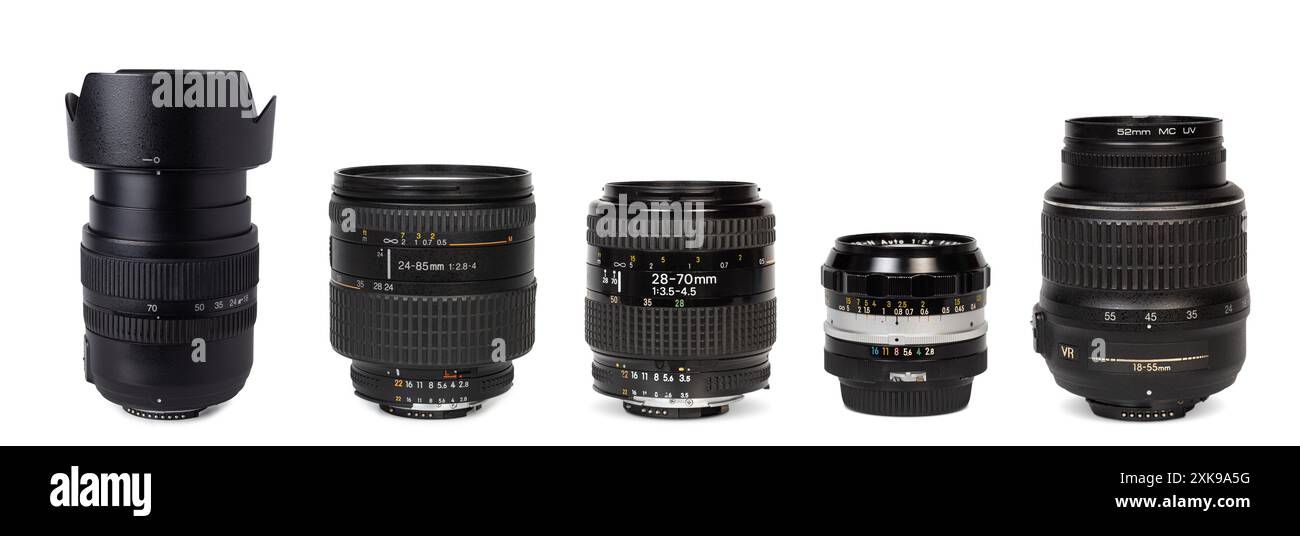 Digital camera lenses equipment photographer Cut Out Stock Images ...