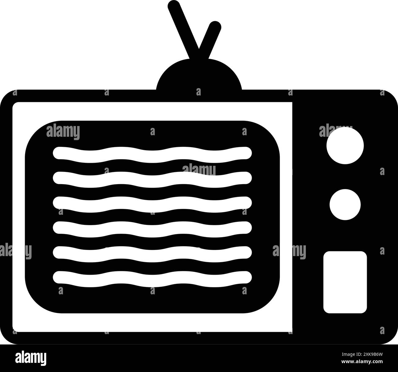 Tv interference Black and White Stock Photos & Images - Alamy