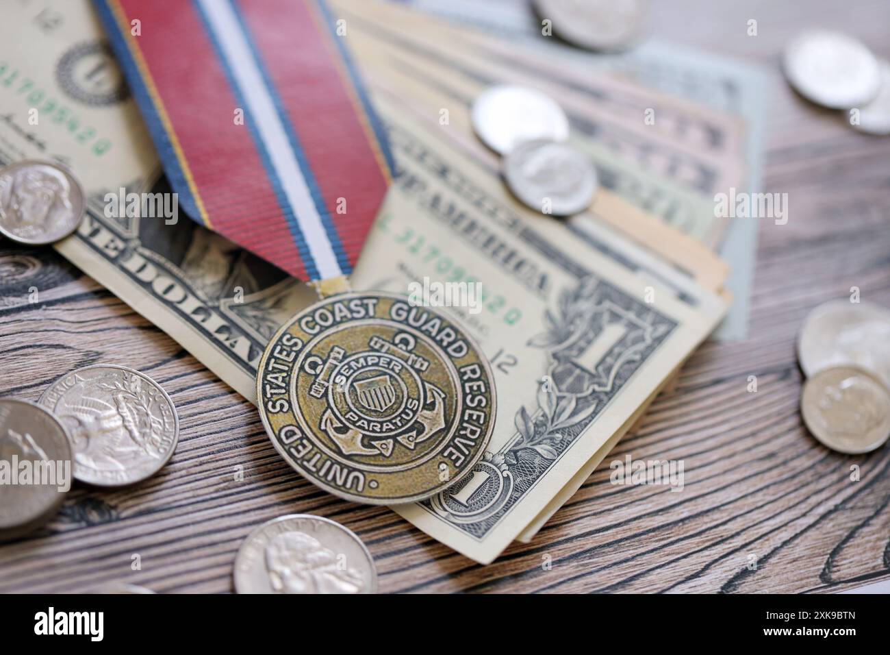 KYIV, UKRAINE - JULY 10, 2024 US Coast Guard Reserve Good Conduct medal ...