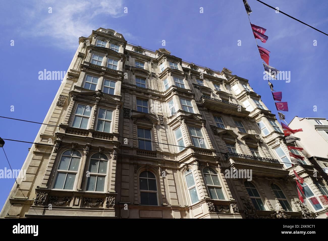 Old Building in Istiklal Avenue, Istanbul City, Turkiye Stock Photo - Alamy