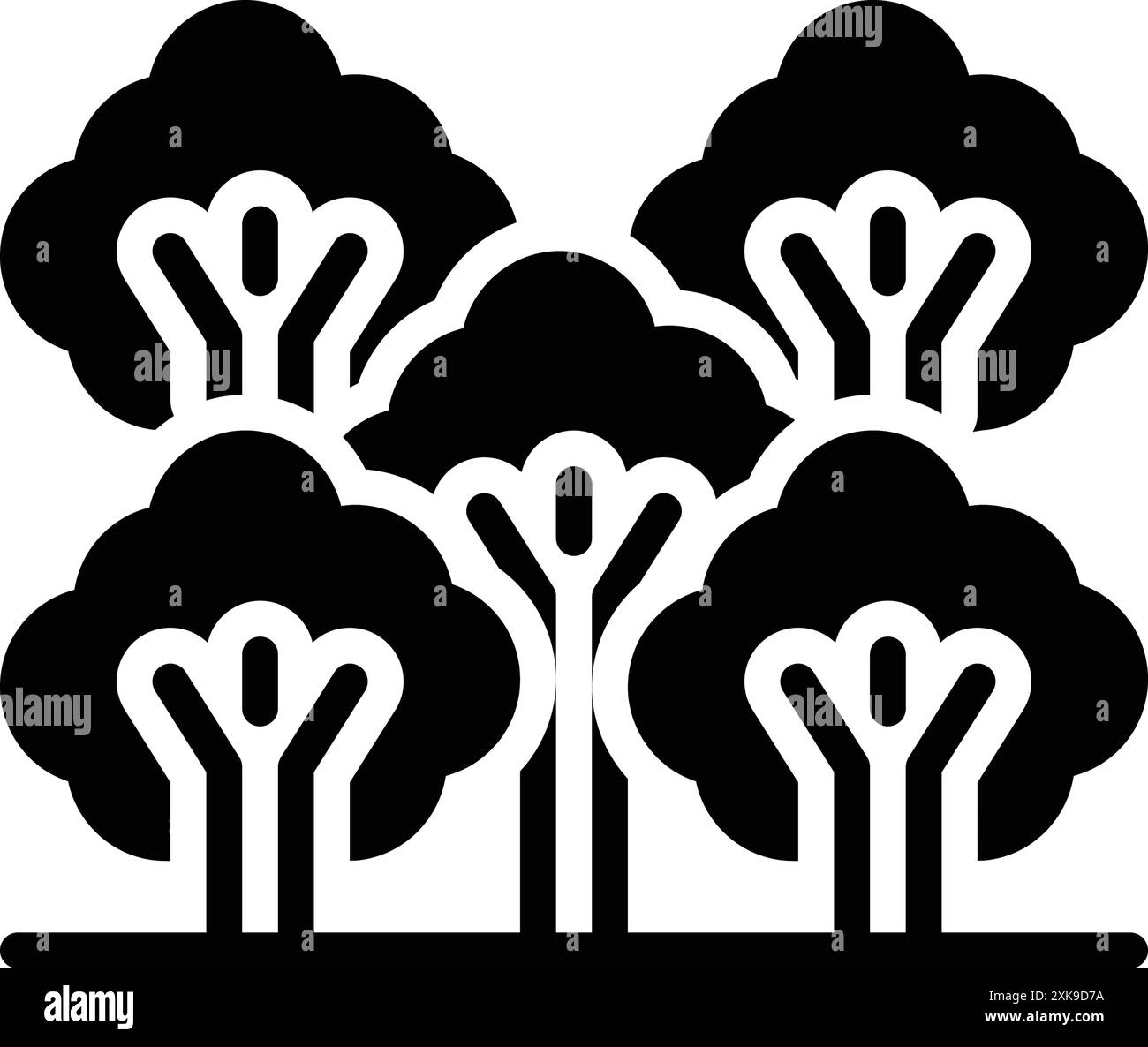 Icon for grove,park Stock Vector Image & Art - Alamy