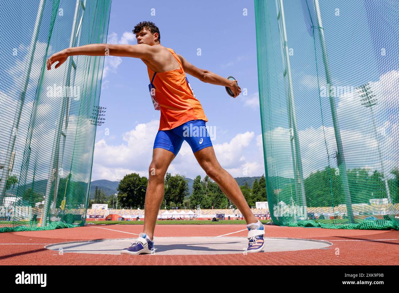 BANSKA BYSTRICA, SLOVAKIA - JULY 21: Mikai Snoek of the Netherlands ...