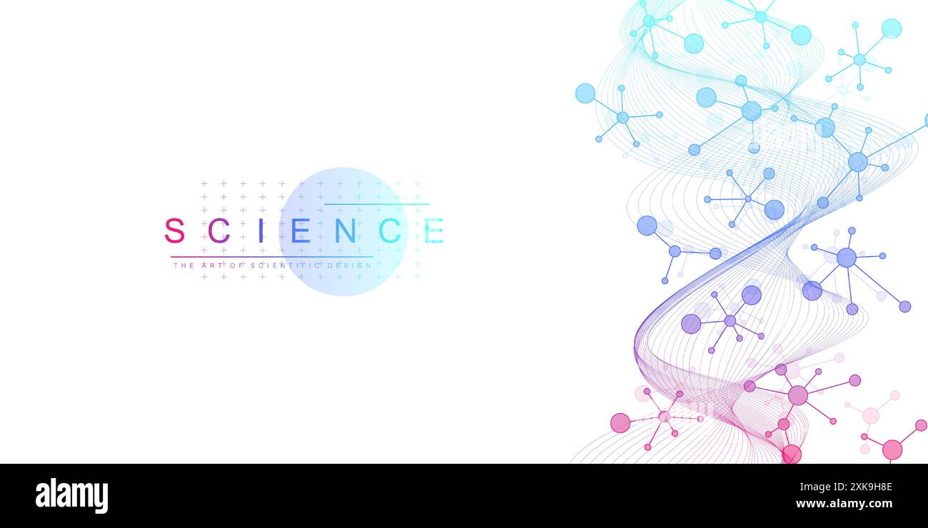 DNA Abstract Background Structure For Science Research and Gene genetic ...