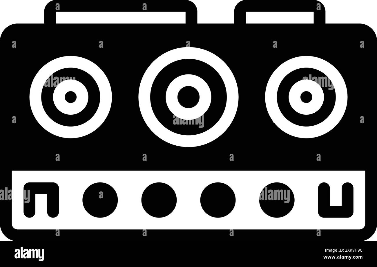 Amplifier symbol Black and White Stock Photos & Images - Alamy