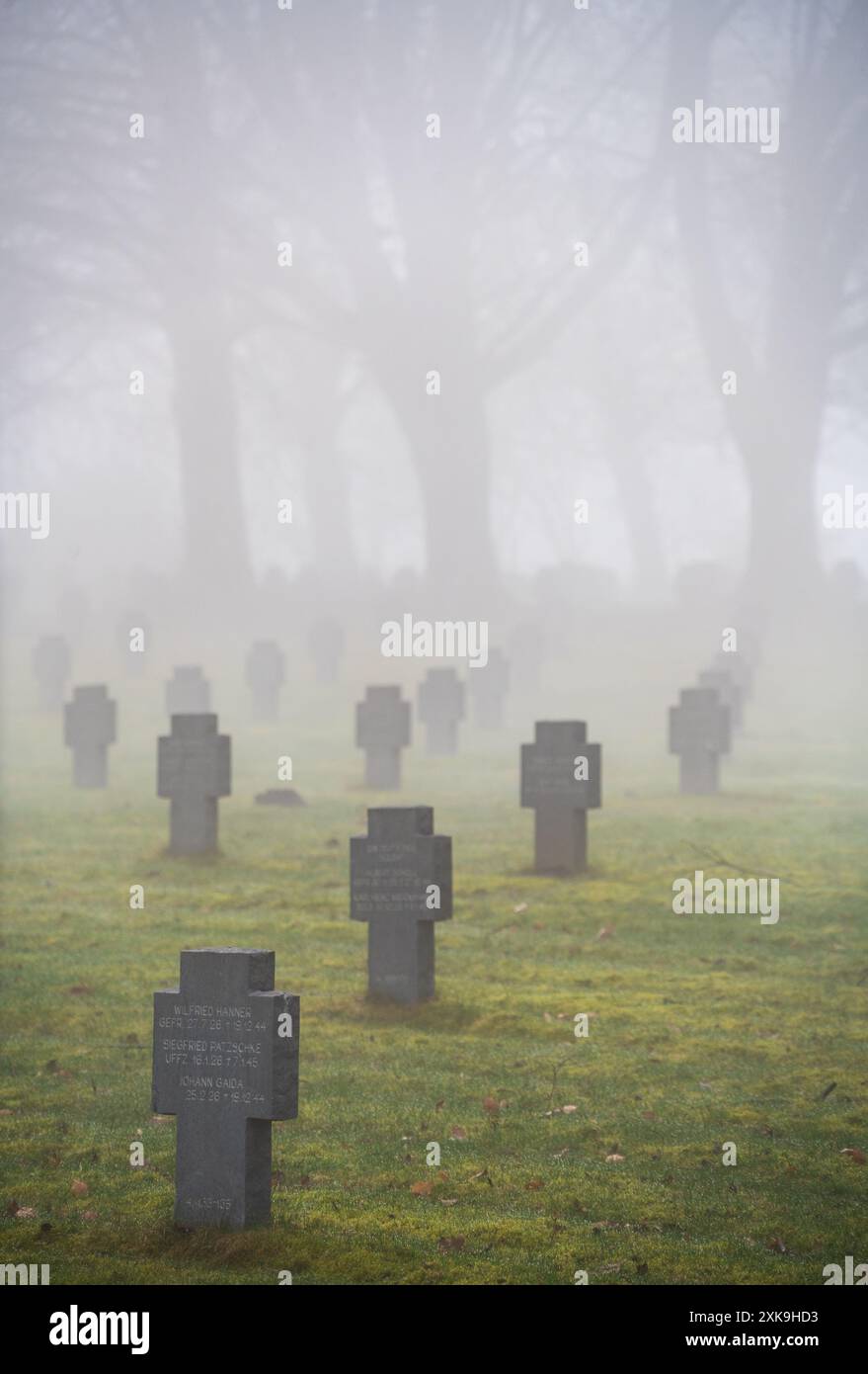 Belgium, Recogne-Bastogne German War Cemetery, World War Two Cemeteries ...