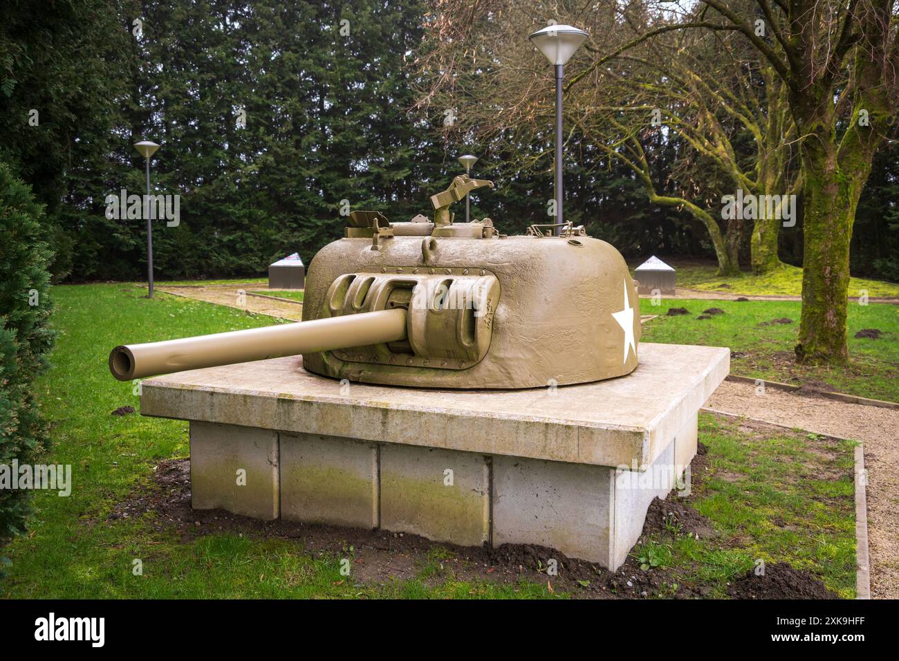 The Bunker Assenois at Fortin Boggess and Sherman Turret Monument in ...