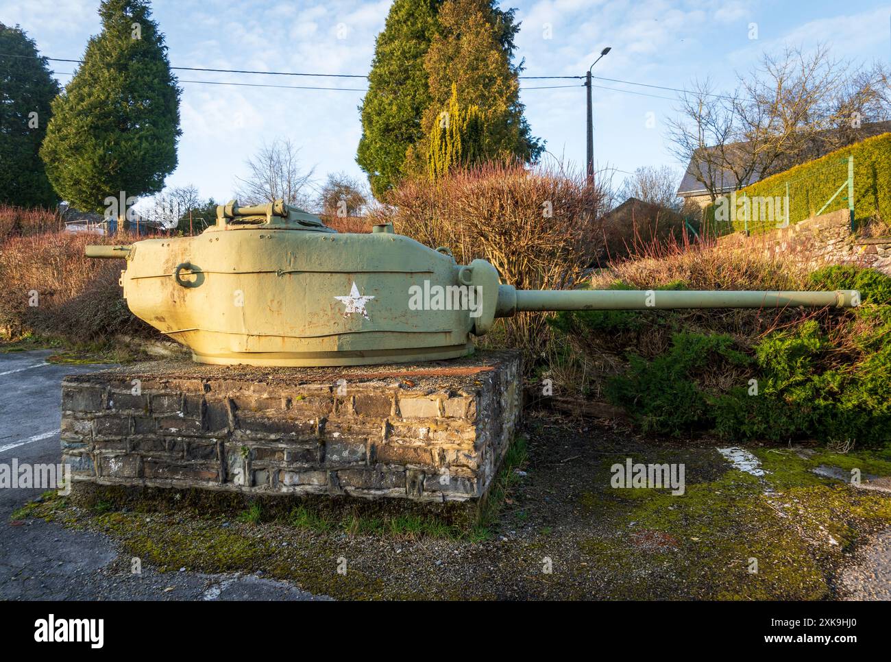 A Bastogne Battle Of The Bulge Ardennes Offensive Ww2 Sherman Tank