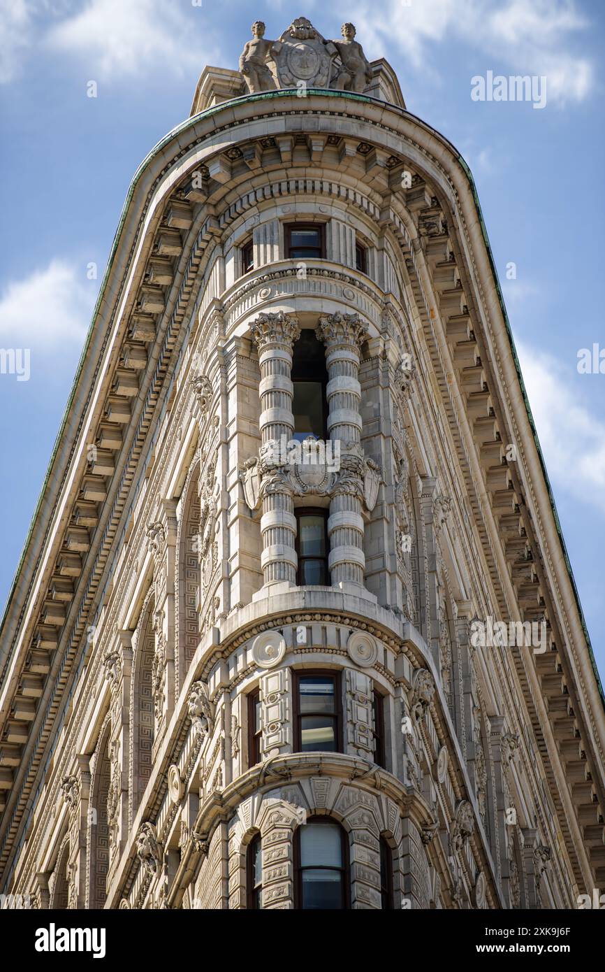 The Flatiron, originally the Fuller Building, is a triangular building ...